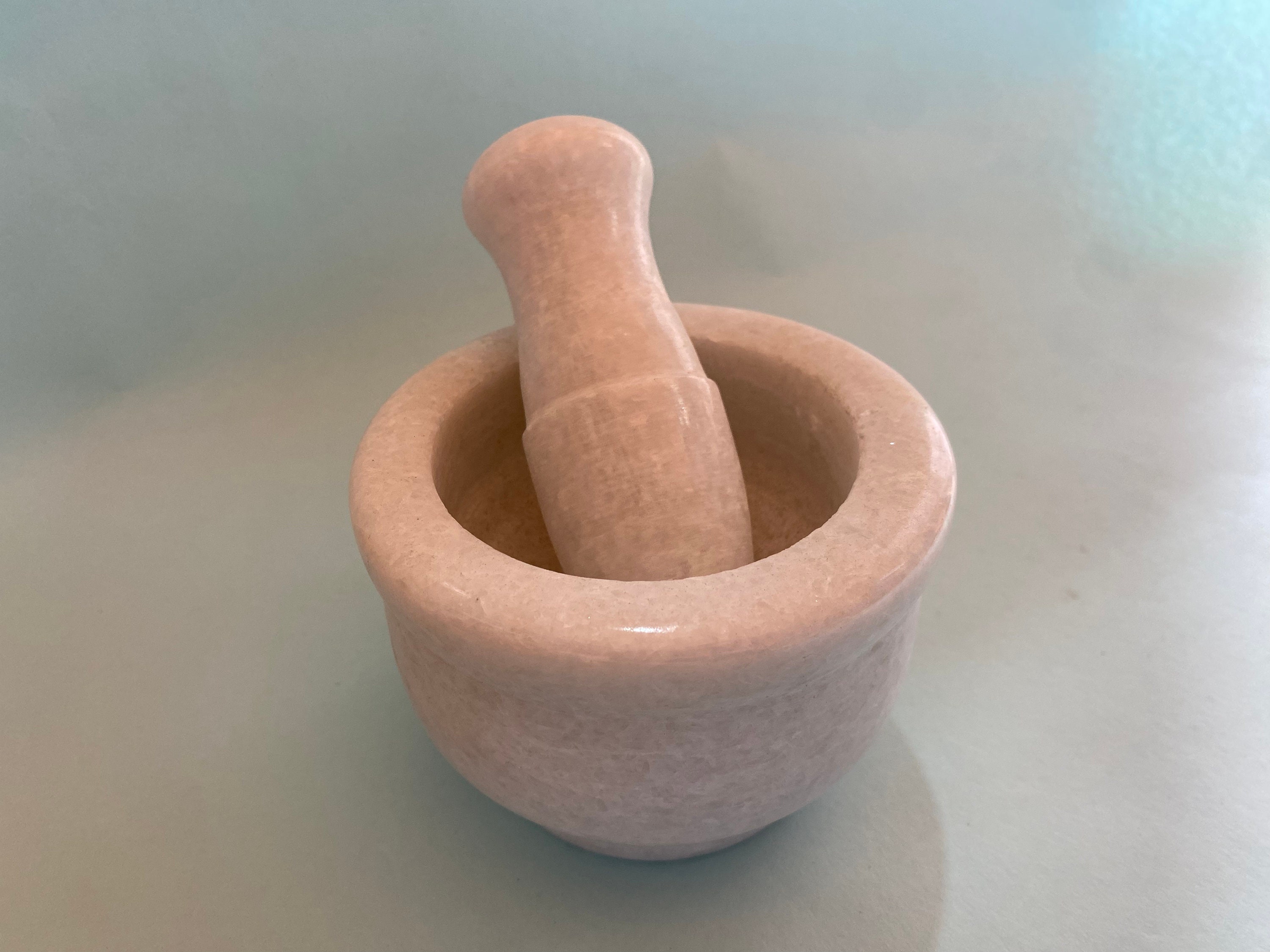 Marble Mortar and Pestle, Kitchen Cooking Utensils, Natural Stone ...