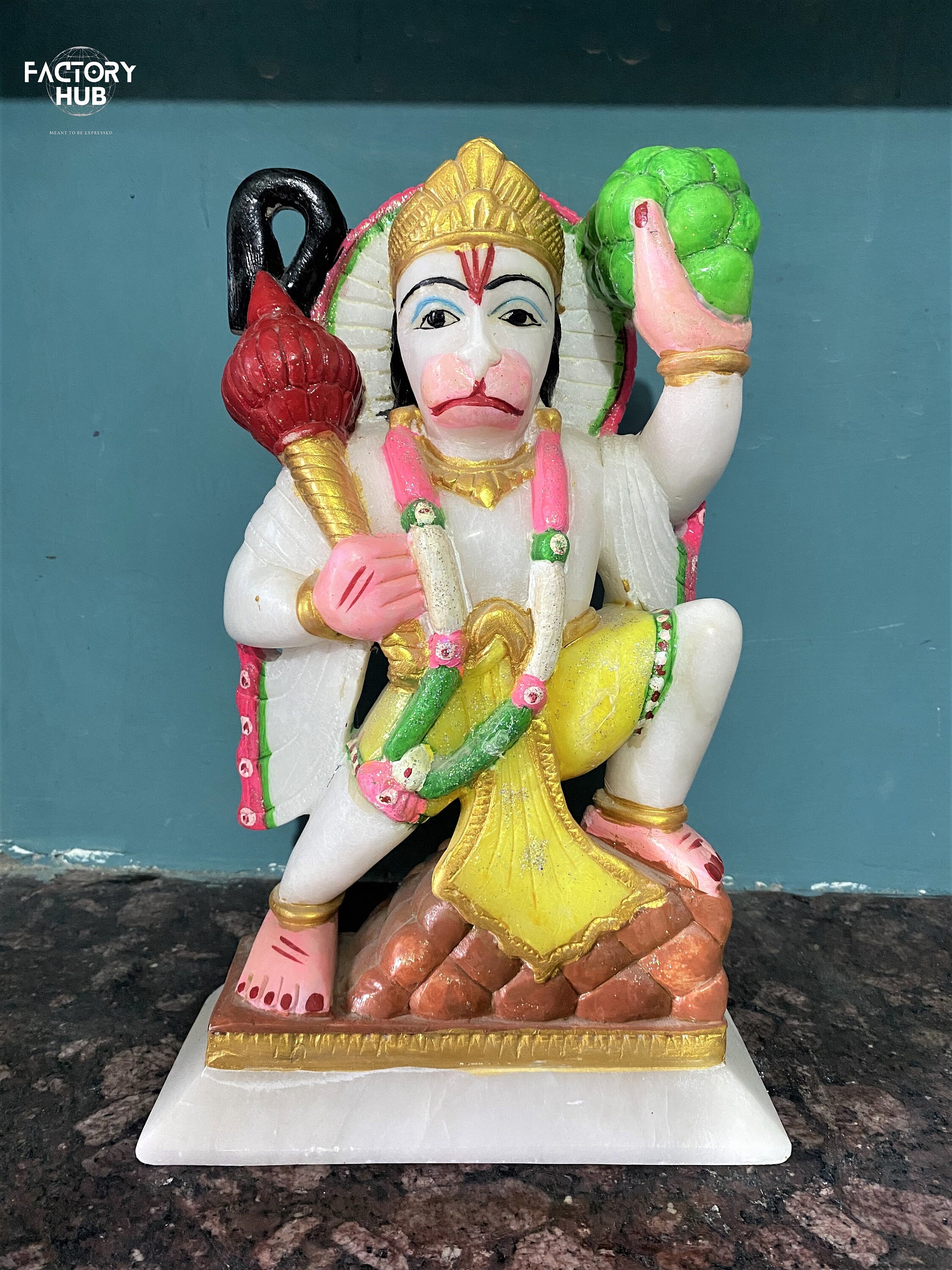 Powerful Lord Hanuman Statue God of Strength Hanuman Idol - Etsy