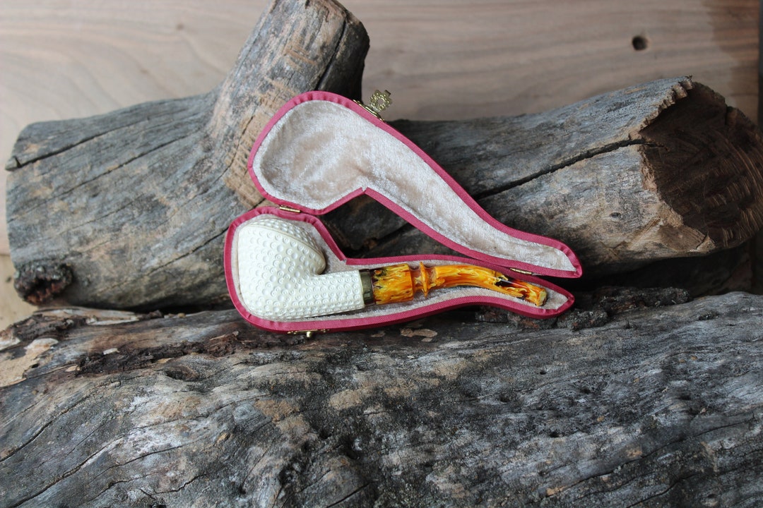 Special Hand Carved Bull Dog Model Meerschaum Pipe-pipes for Tobacco ...