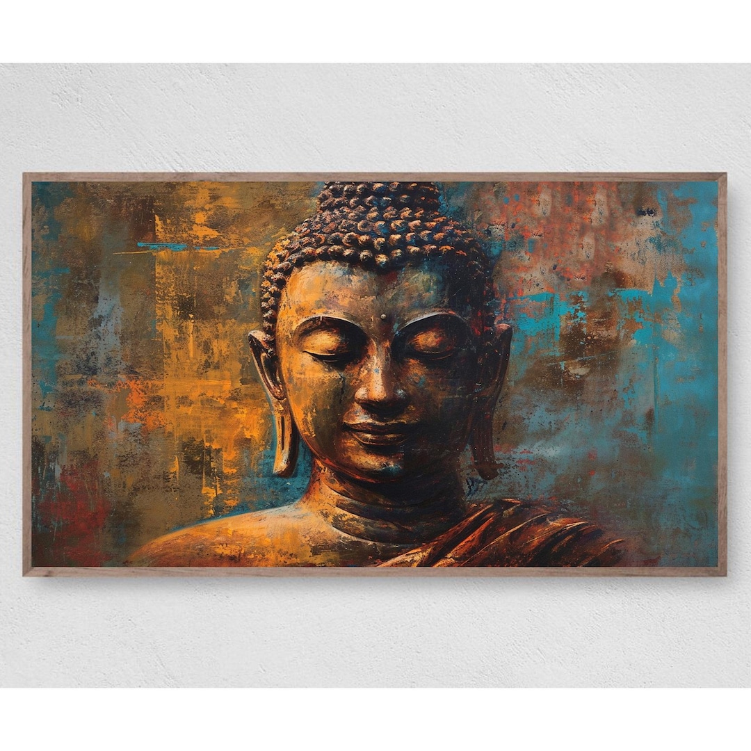 Samsung Frame TV Art Buddha, 4K Buddhism Samsung Frame Art Tv, Buddha Statue Digital Art for Tv ...