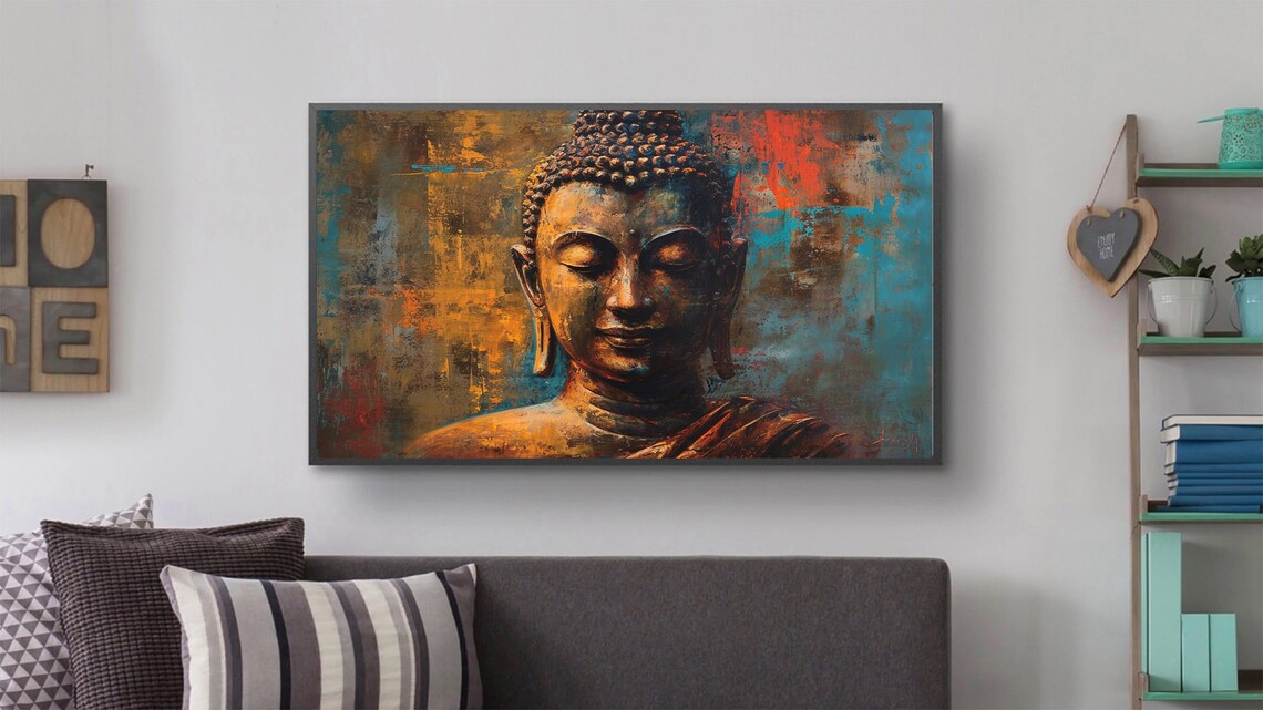 Samsung Frame TV Art Buddha, 4K Buddhism Samsung Frame Art Tv, Buddha ...