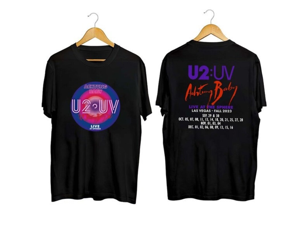 U2 Band Concert Merch Shirt Achtung Baby Live at Sphere U2 - Etsy Canada