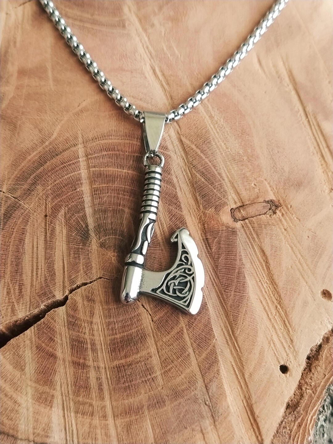 Viking Axe Pendant / Viking Axe Necklace / Viking Necklace / Ax ...