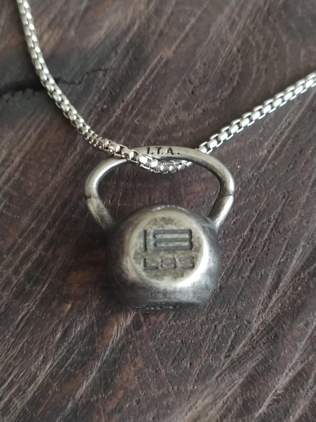 Kettlebell Necklace / Steel Necklace / Fitness Necklace / Gym Necklace ...