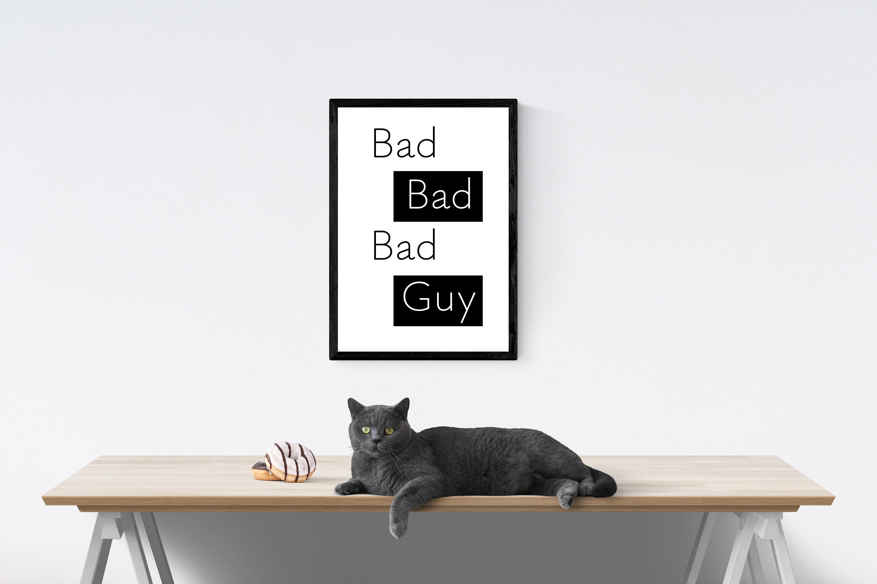Bad Guy Posterminimalist Posterposter for Boyegoist - Etsy