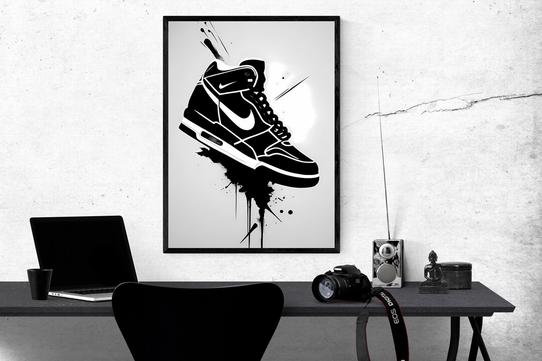 Wall Art | Nike Inspired Fashion Print, Poster, Jordan Art,nike Wall ...