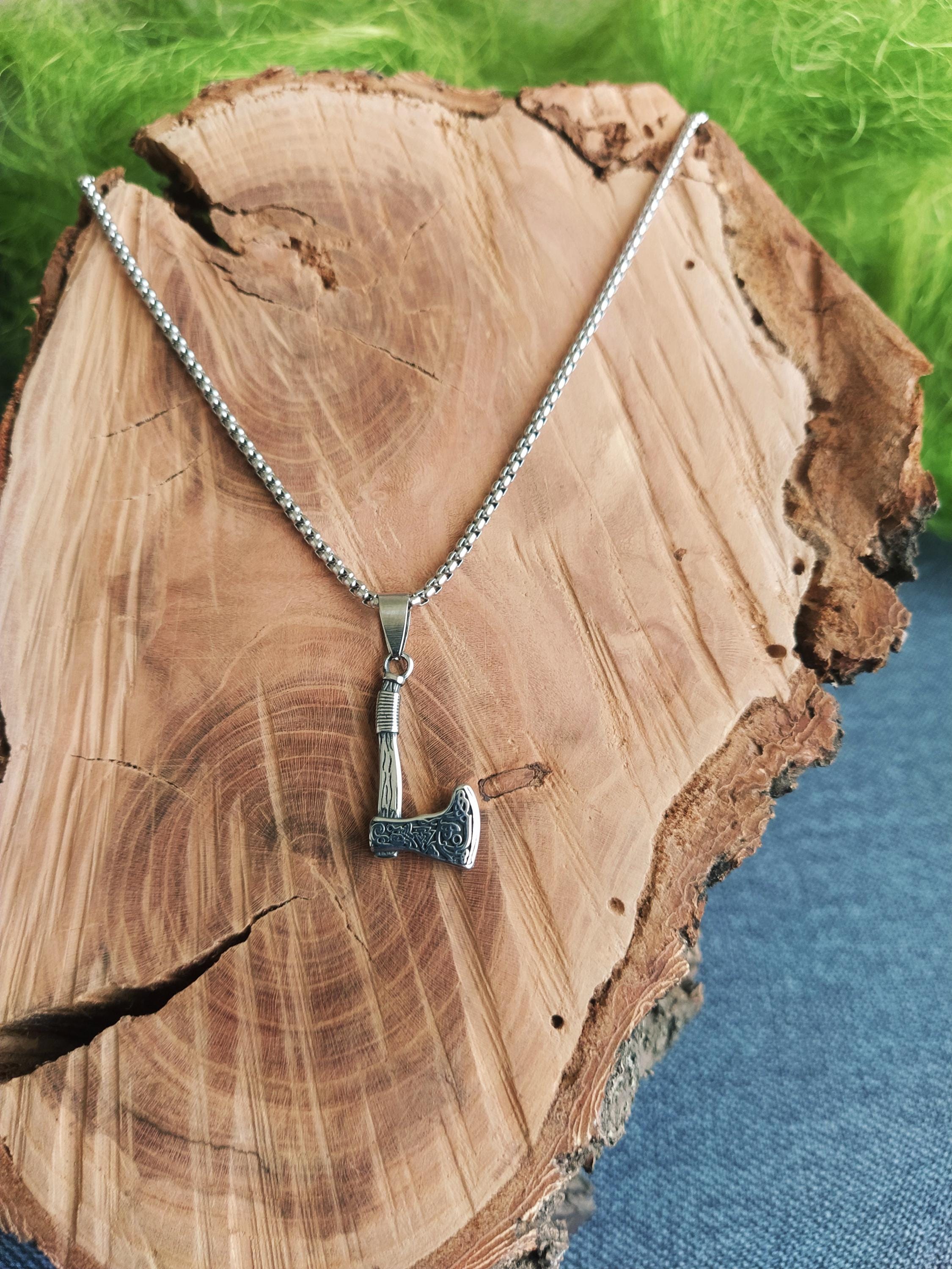 Axe Necklace / Viking Axe Pendant / Viking Axe Necklace / Viking ...