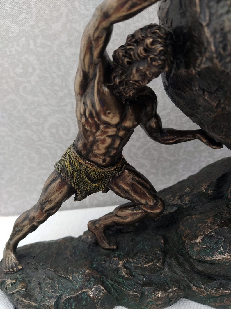 Sisyphus / Sisyphus figurine / Sisyphus Statue / Minimal Antike ...