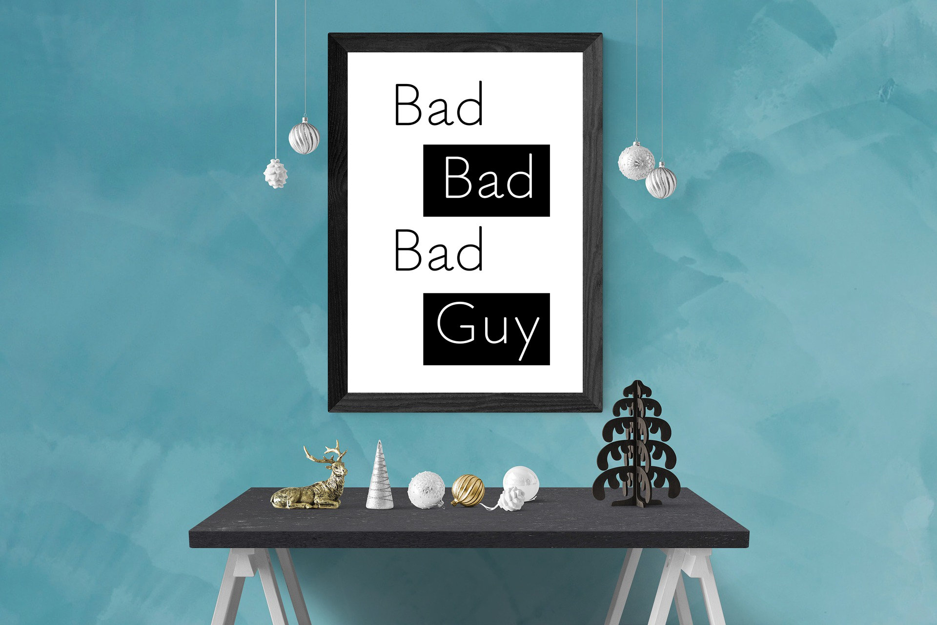 Bad Guy Poster,minimalist Poster,poster for Boy,egoist Poster,poster ...