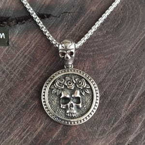 Memento Mori Necklace / Memento Mori Jewelry / Memento Mori Pendant ...