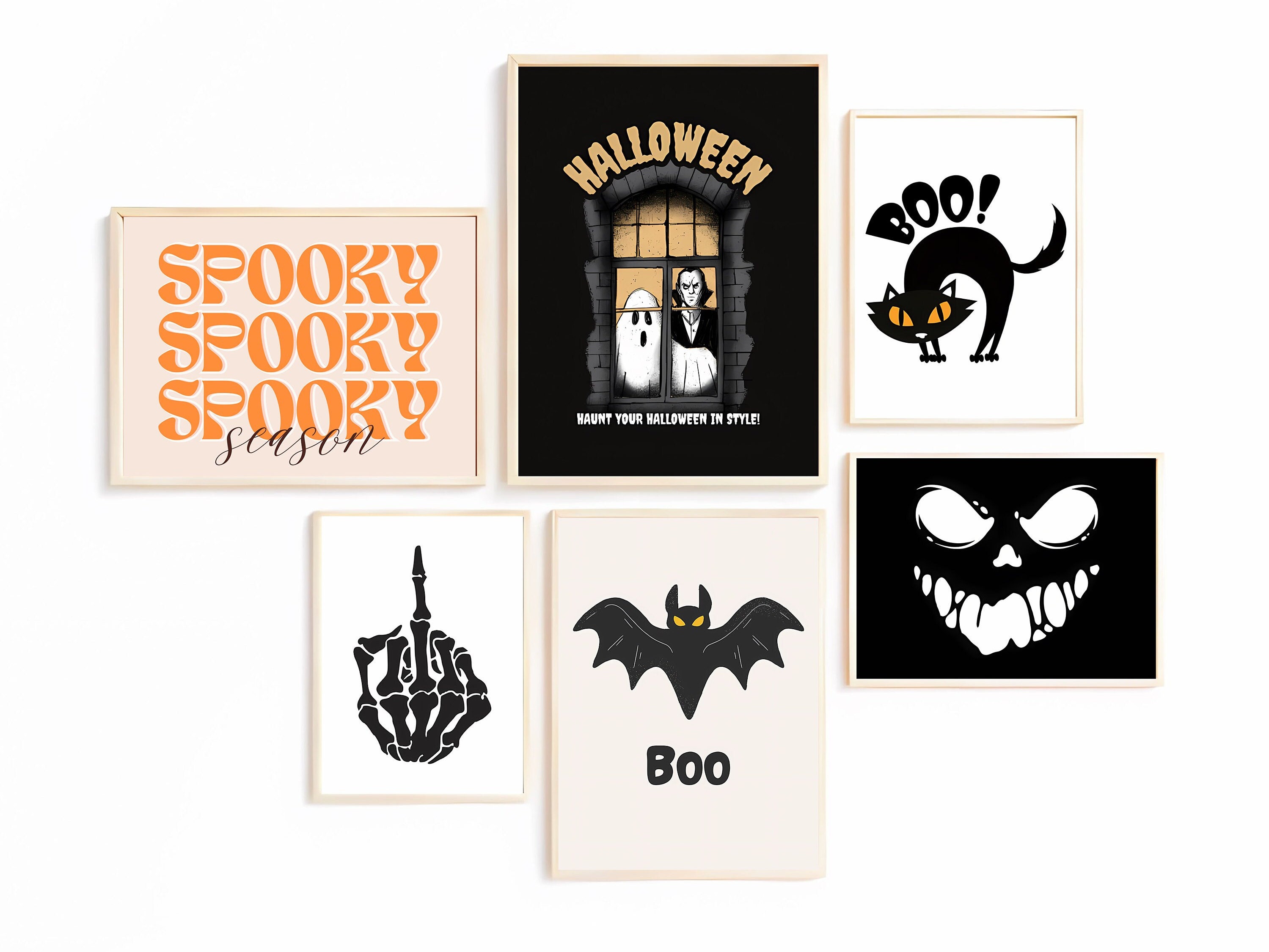 Halloween Prints 25 HALLOWEEN PRINTABLES Spooky Halloween Printable ...