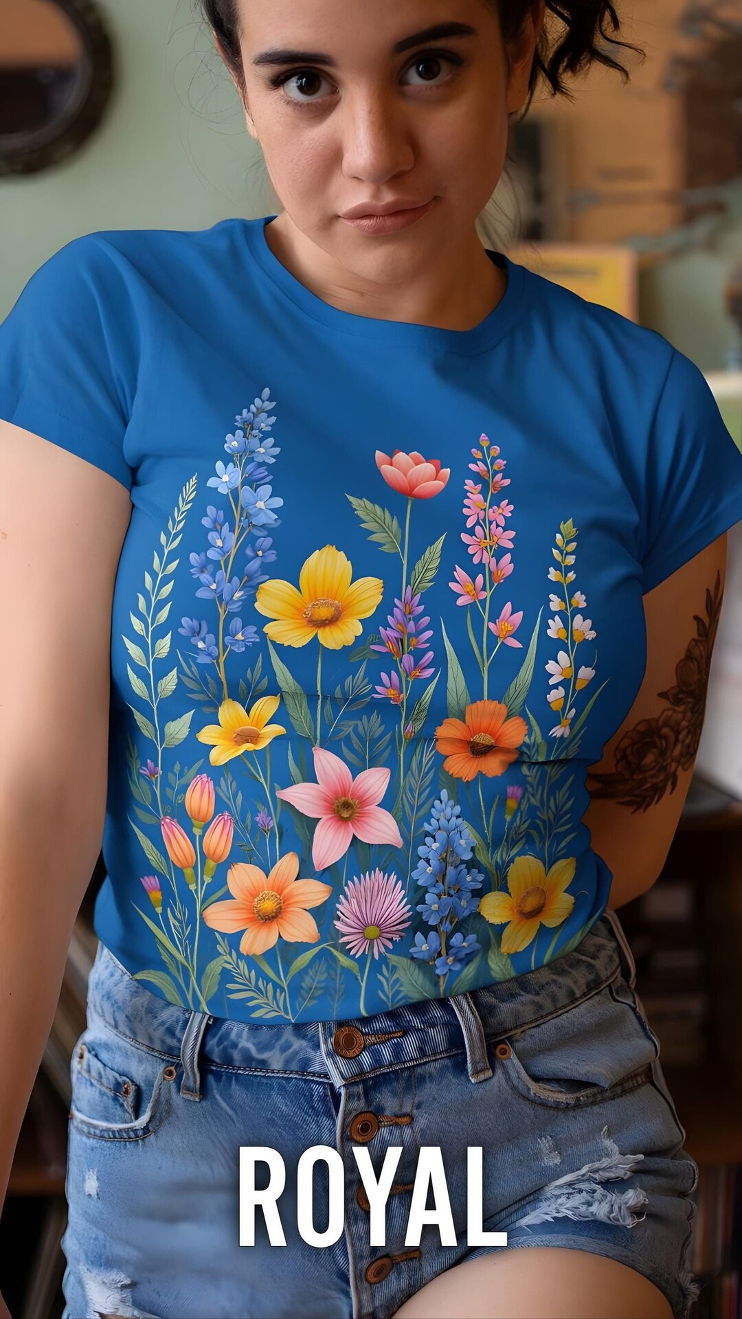 Pressed Flowers Tshirt Cottagecore Forestcore Pressed Flowers Tee ...