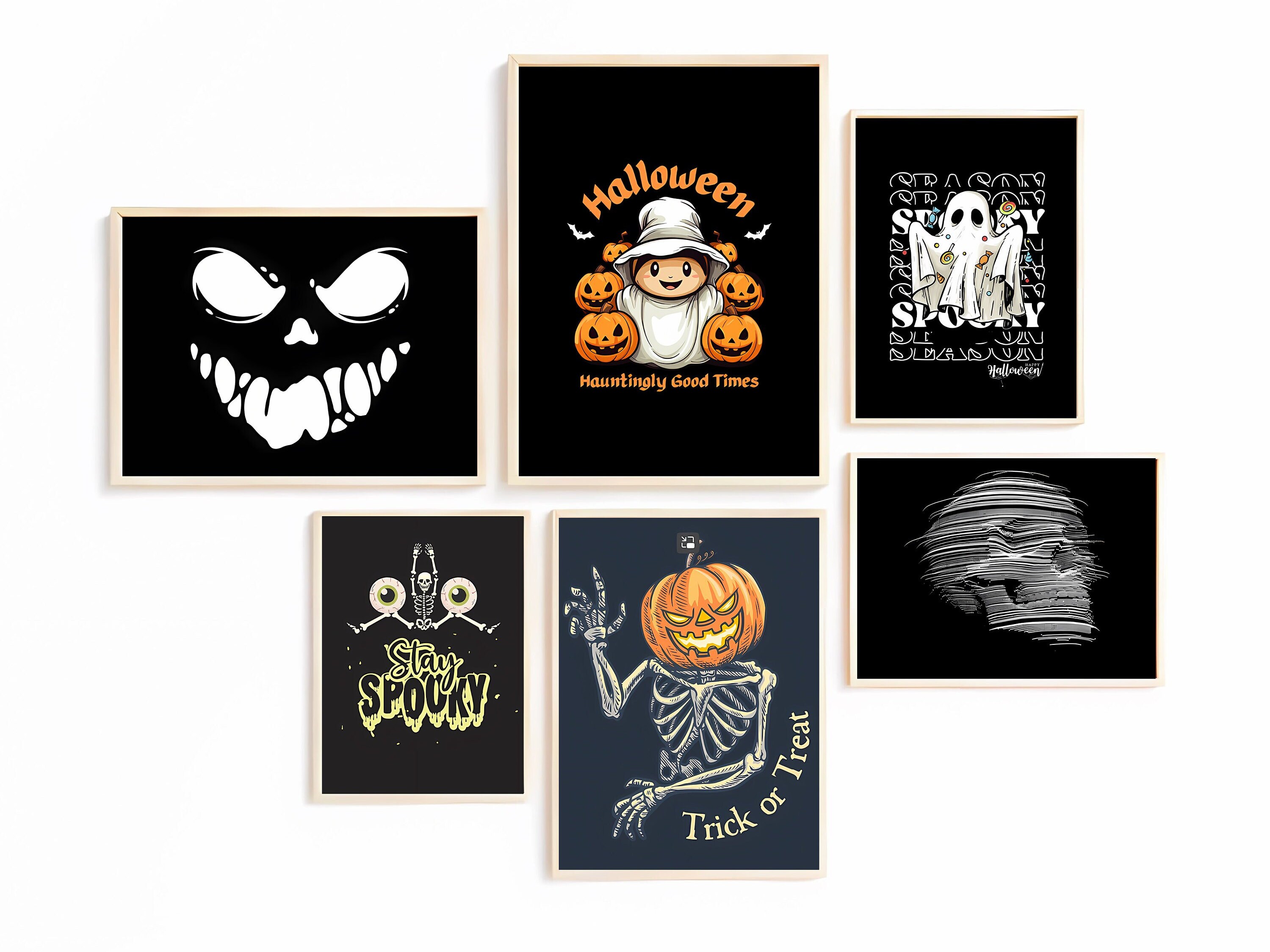 Halloween Prints 25 HALLOWEEN PRINTABLES Spooky Halloween Printable ...