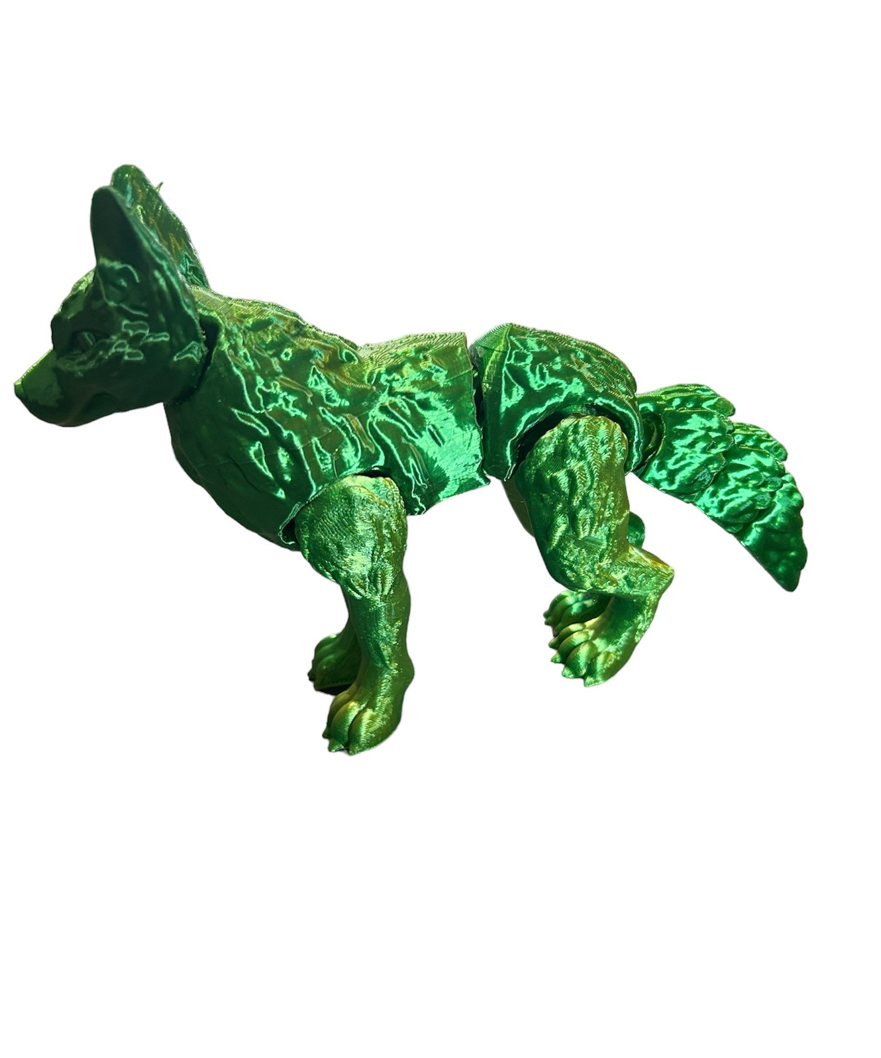 Cinder Wolf Flexi 3d Printed Toy - Etsy