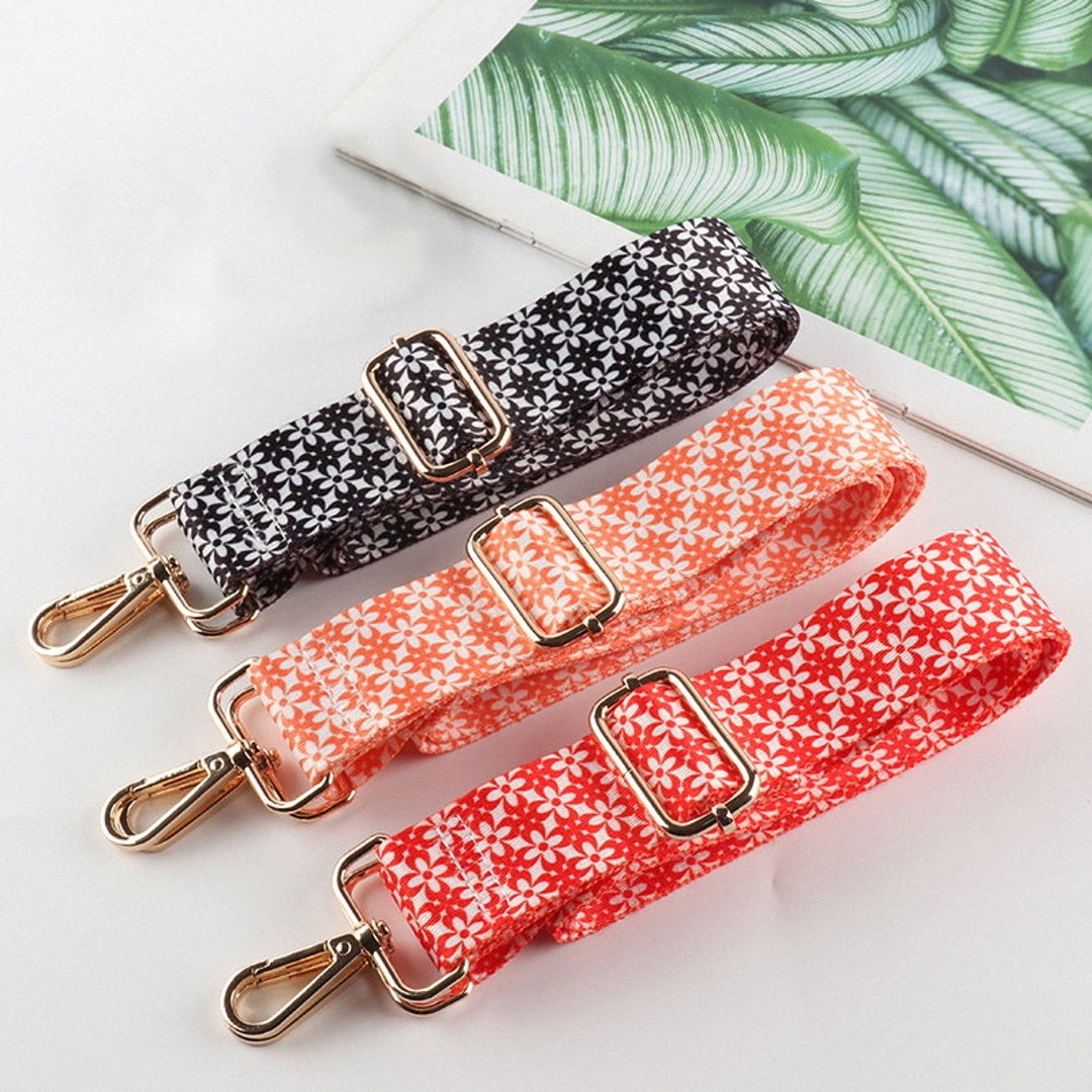 Floral Pattern Shoulder Strap,adjustable Crossbody Bag Straps,guitar ...