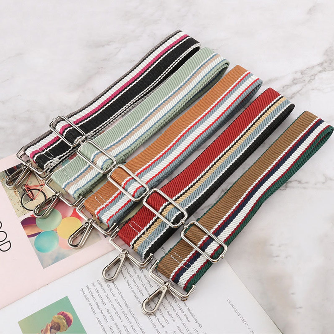 Stripe Wide Shoulder Strap,crossbody Straps,purse Straps,replaceable ...