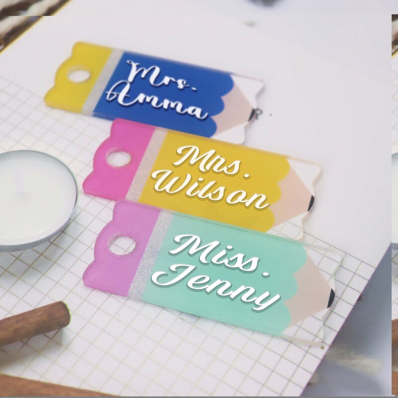 Teacher Name Plate - Etsy