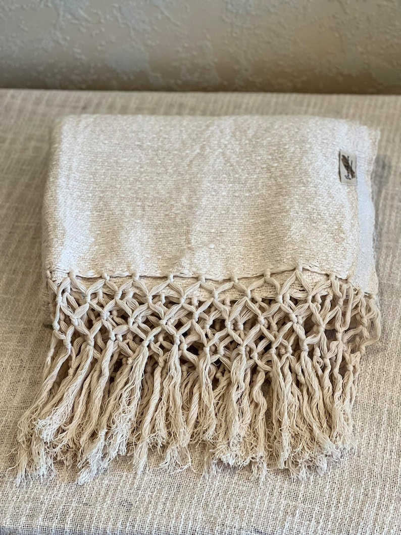 Vintage Handwoven Throw Blankets Crafted From Liama Wool in Terracotta ...