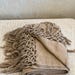 Brown Throw Blanket, Handloomed Throw With Tassels, Bed Cover Throw ...