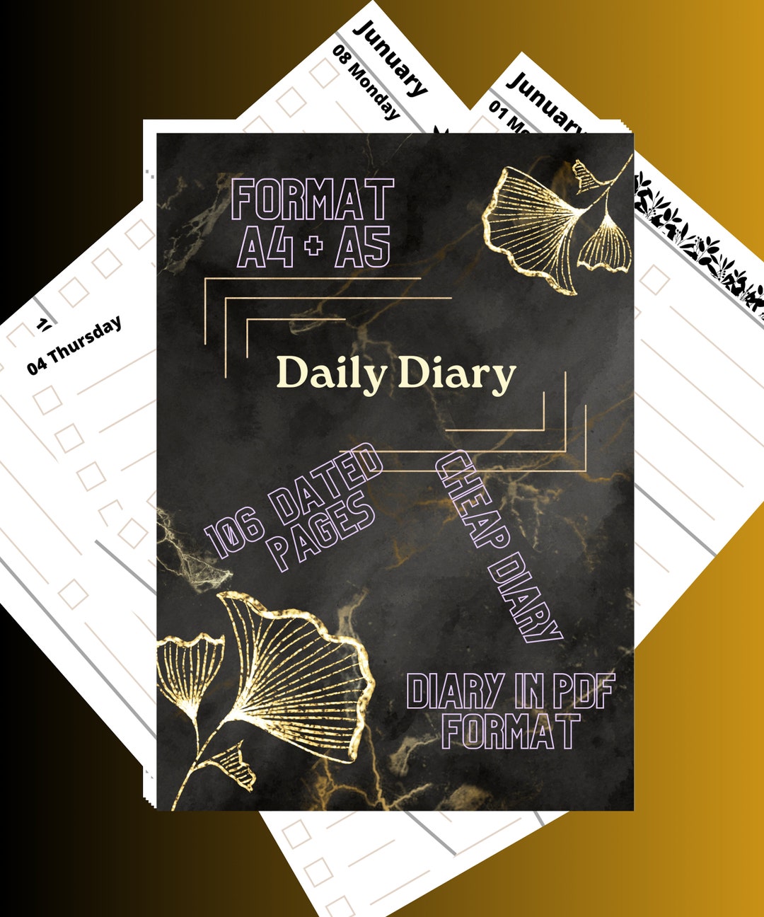 Diaries 2024 Pdf Diary Diary Onenote Diary Diary in Pdf - Etsy