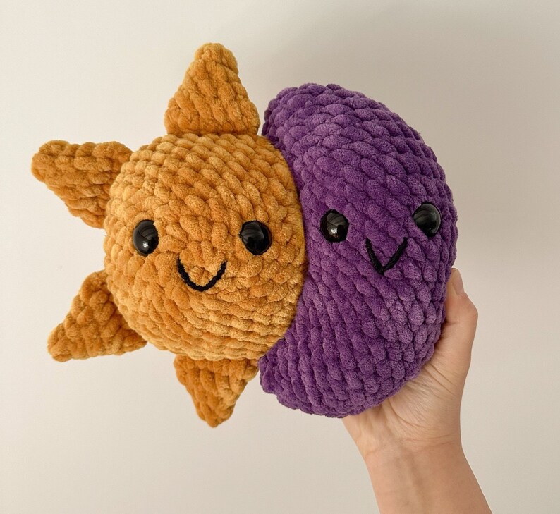 CROCHET PATTERN: Sunny & Luna the Eclipse - Etsy