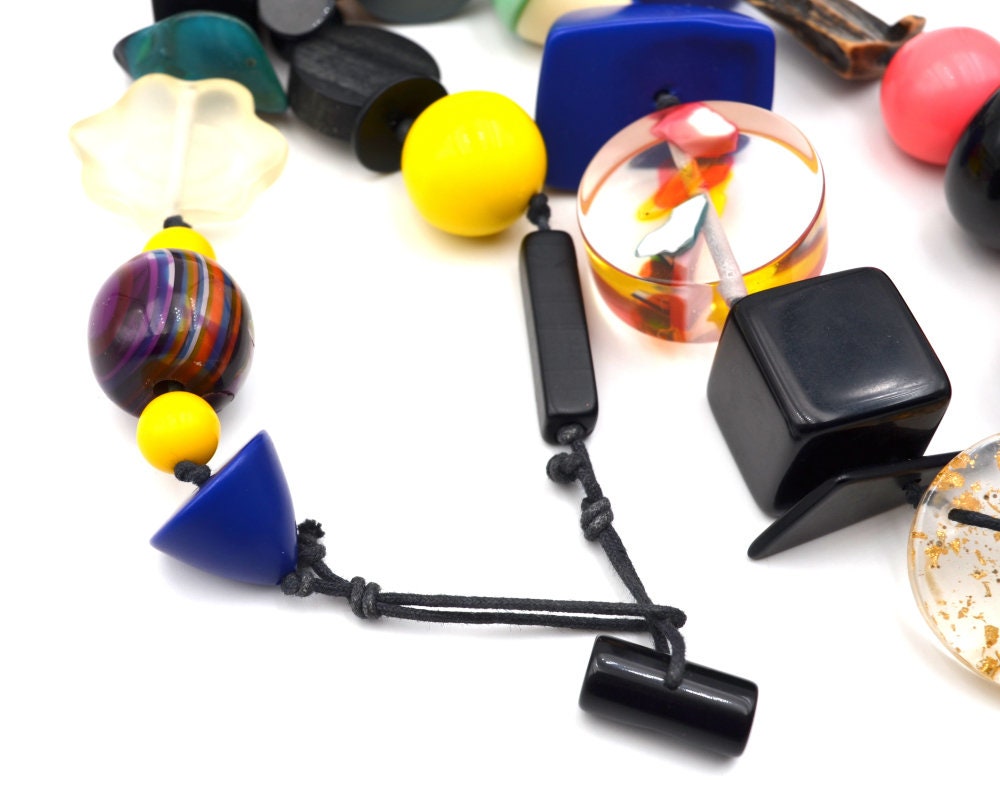 Signed Carlos Sobral Brazil Resin Necklace - Etsy