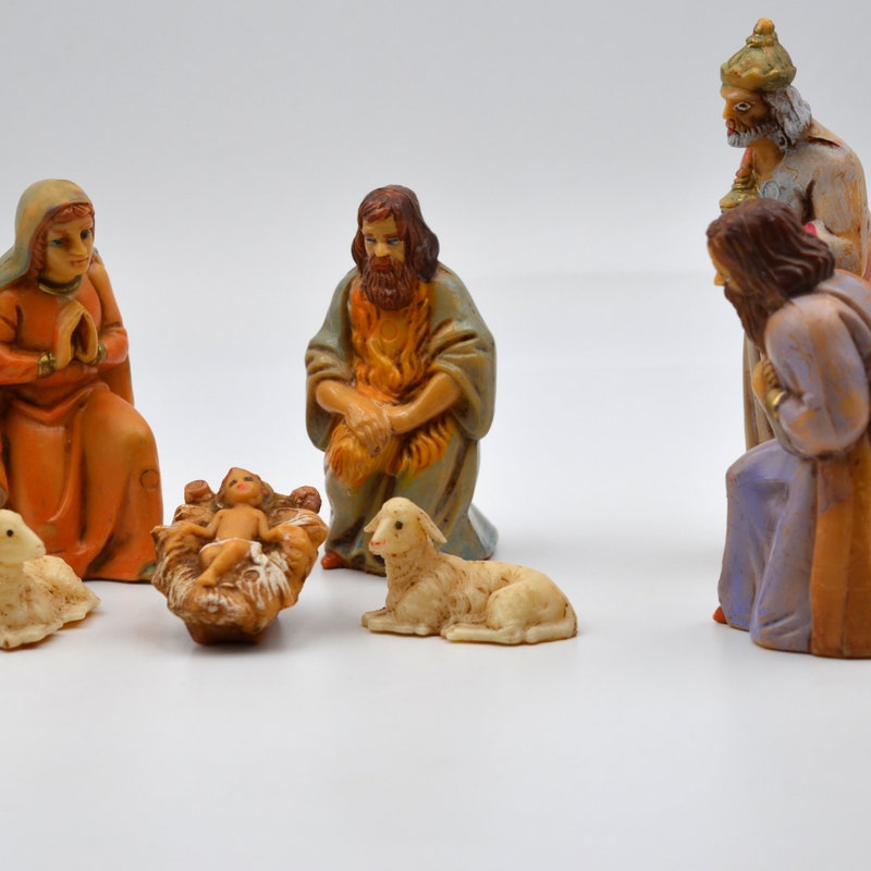 Plastic Nativity - Etsy