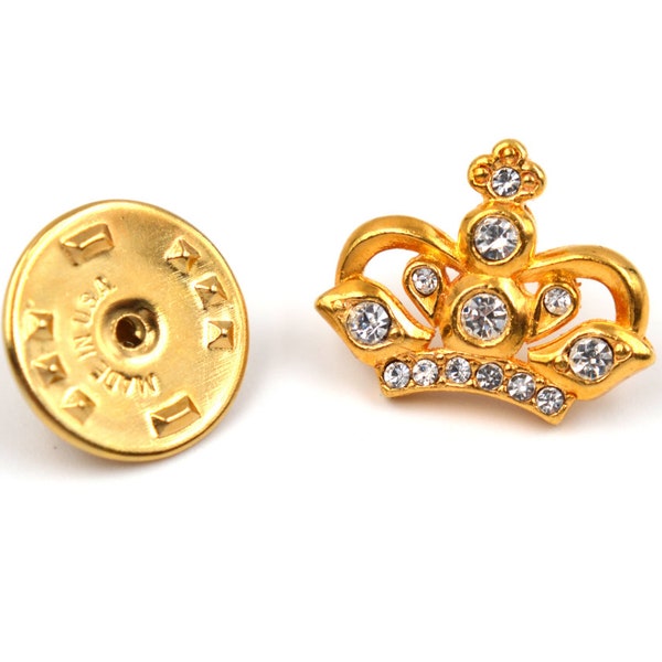 Crown Pin - Etsy