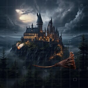 Castle Digital Background - Etsy