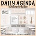 Daily Class Agenda - Editable Google Slides™ Templates - Music Note ...