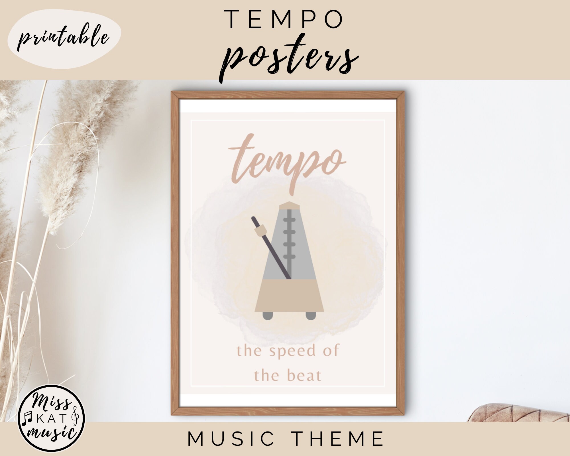 Tempo Definitions Classroom Posters - Music Theme Decor - Etsy