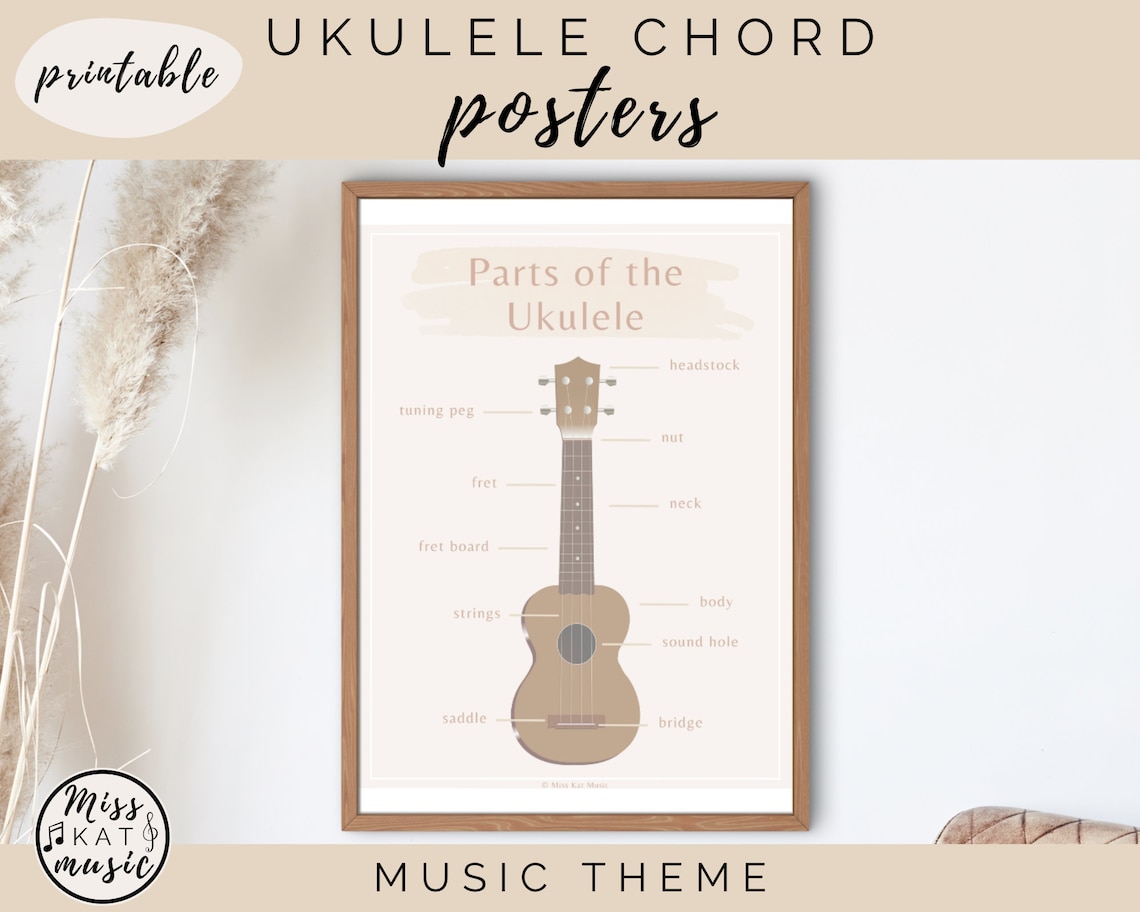 Ukulele Chord Posters - Printable for Music Classroom, Homeschool ...