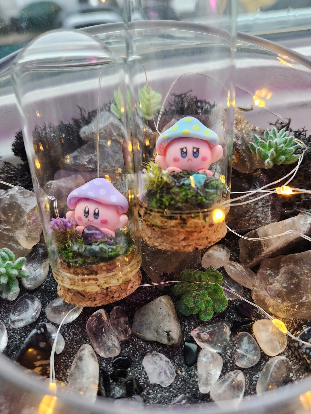 Mini Kirby Terrarium - Etsy
