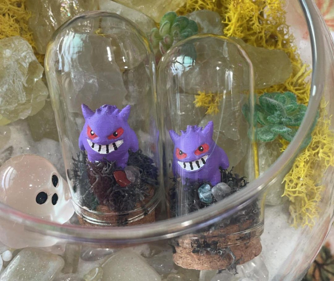 Mini Gengar Terrarium - Etsy