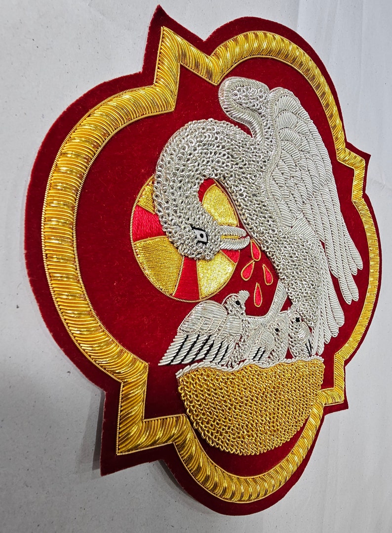 Pelican Appliqué for Catholic Vestment Hand Embroidered, Catholic Items ...