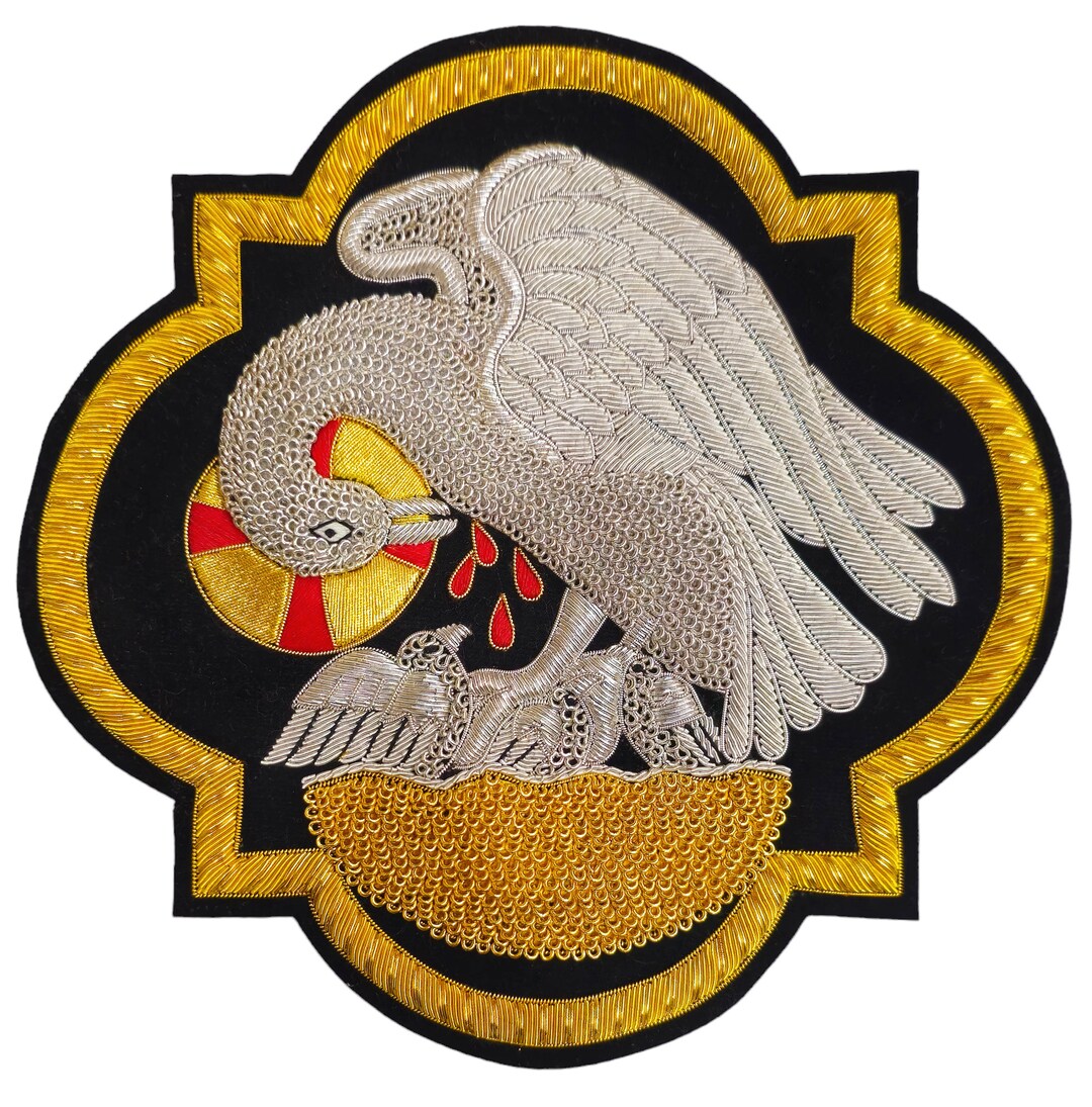 Pelican Appliqué for Catholic Vestment Hand Embroidered, Catholic Items ...
