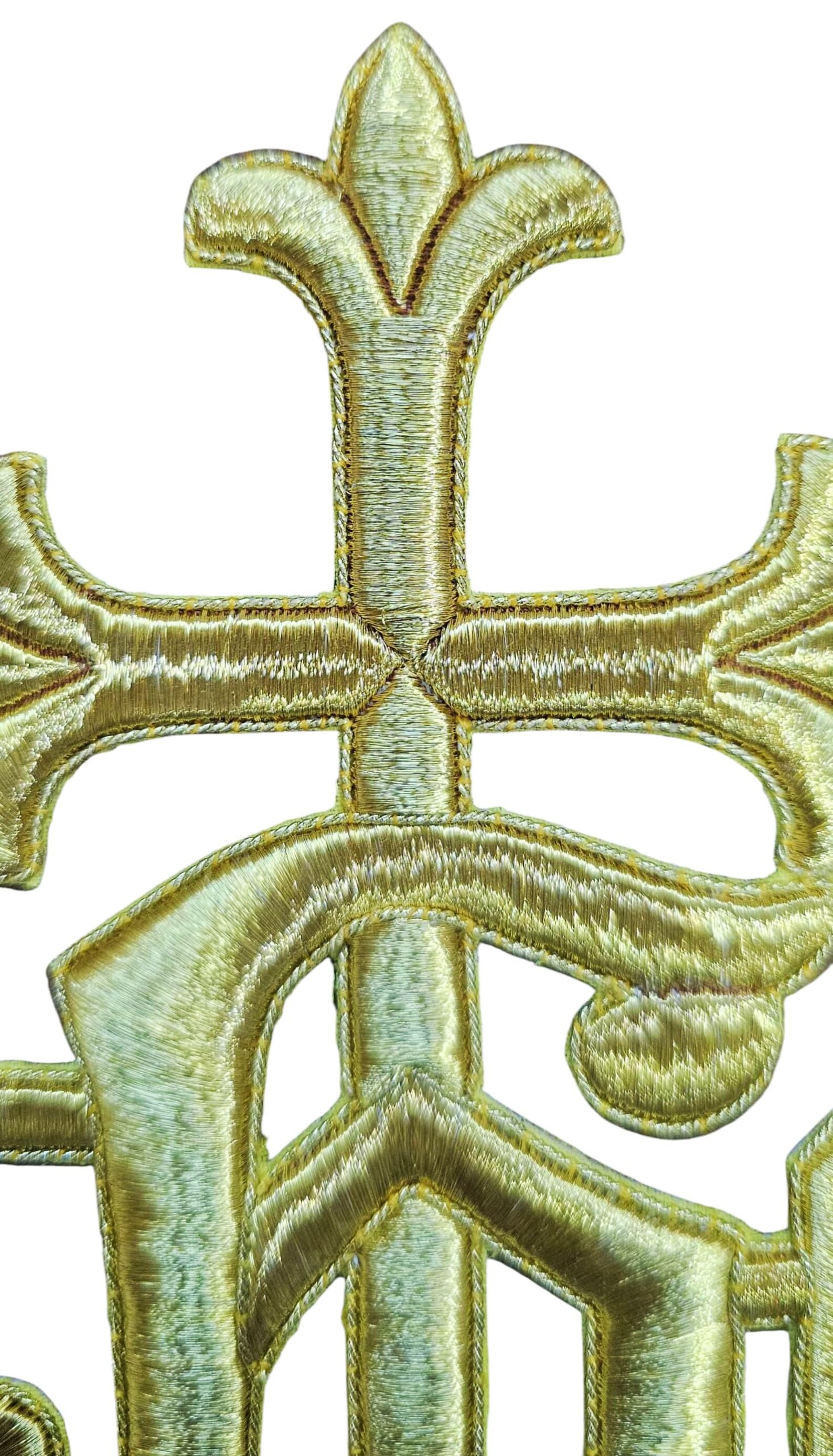 IHS Beautiful Hand Embroidered Appliqué for Catholic Vestment, Catholic ...