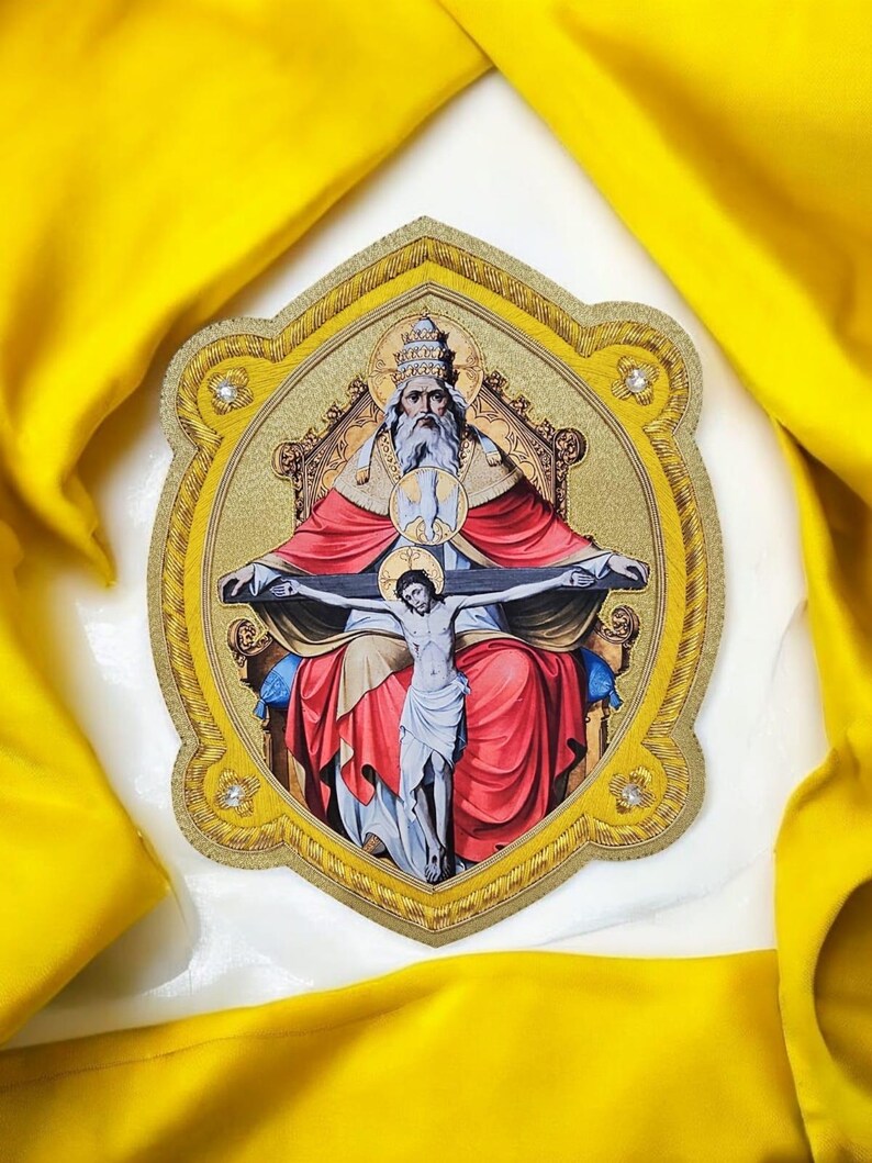 Father Son Holy Spirit - Throne of Grace - Holy Trinity Jesus on Cross ...