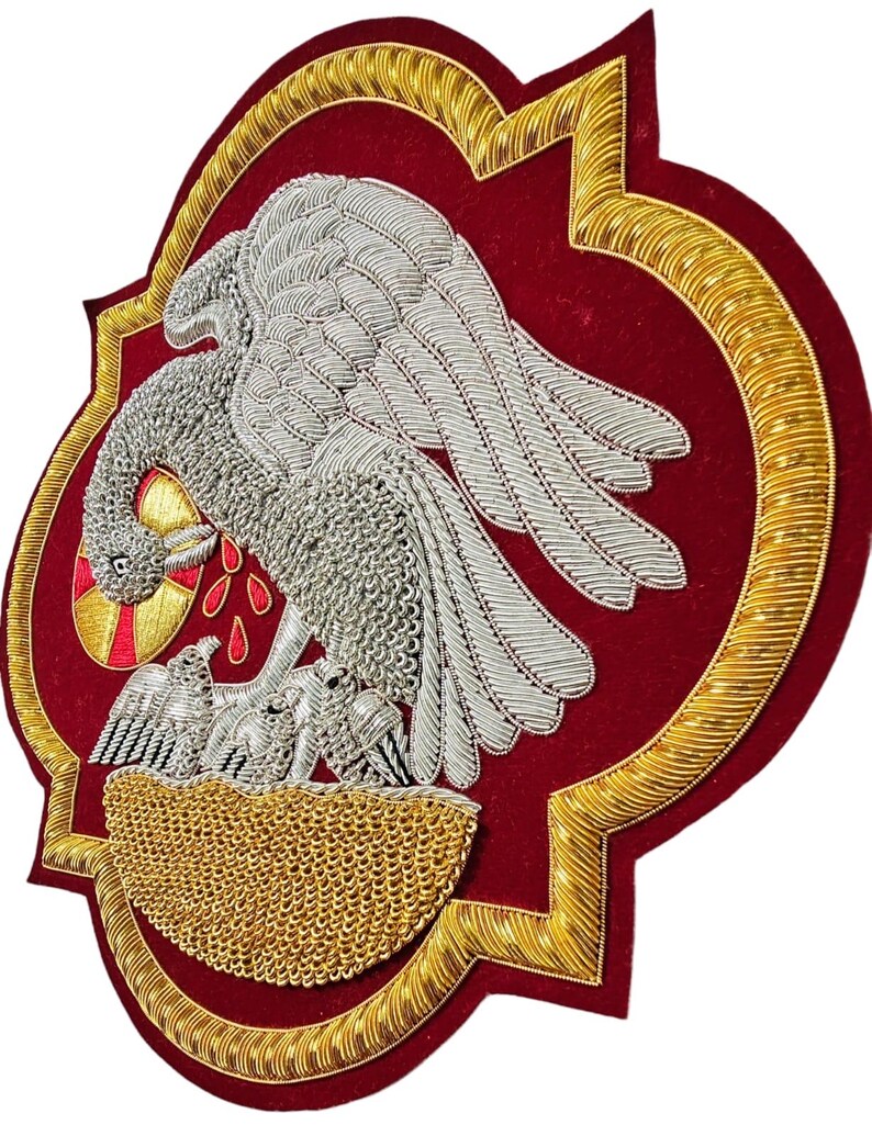 Pelican Appliqué for Catholic Vestment Hand Embroidered, Catholic Items ...