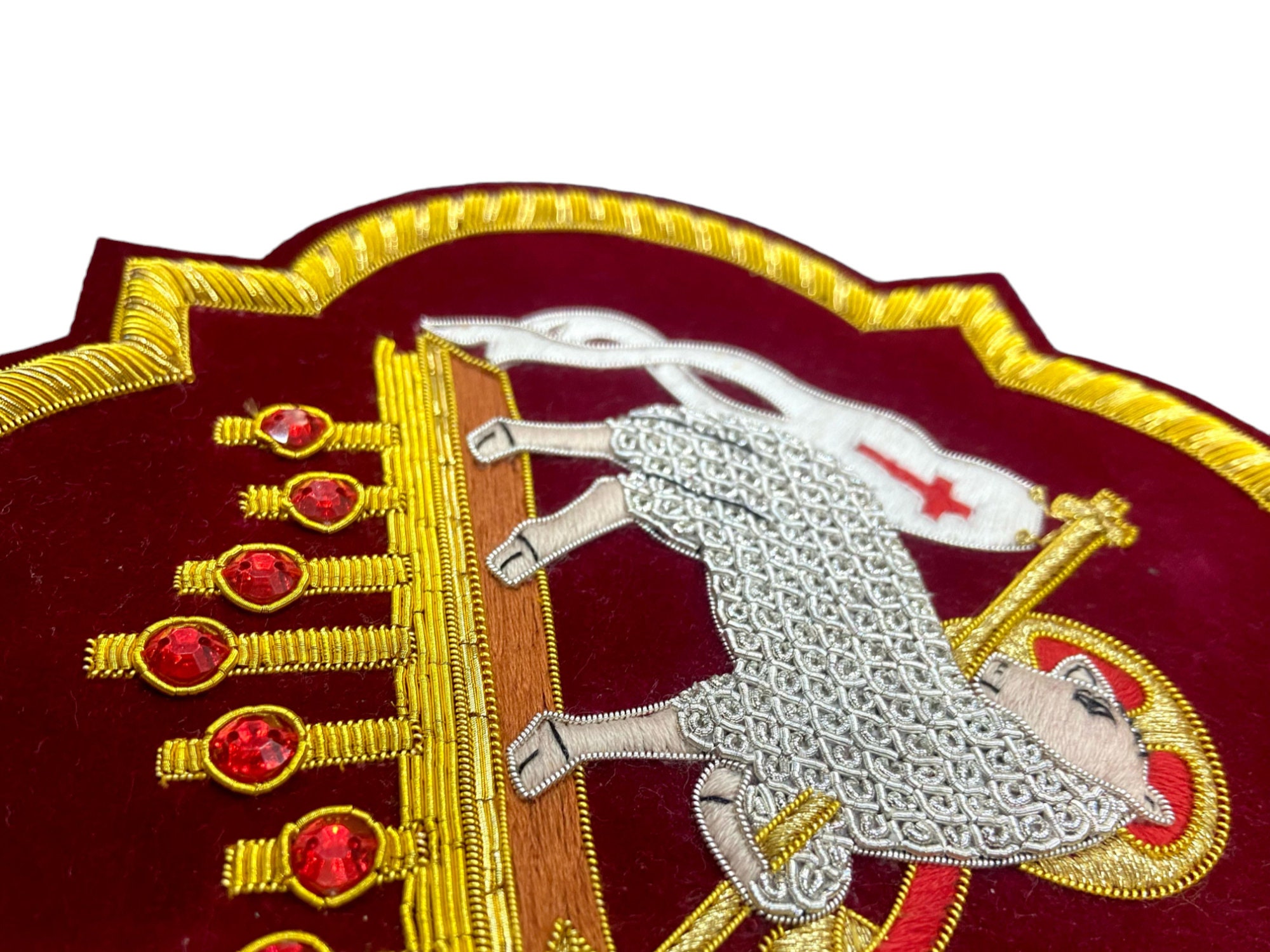 Holy Lamb Appliqué for Catholic Vestment Hand Embroidered, Catholic ...