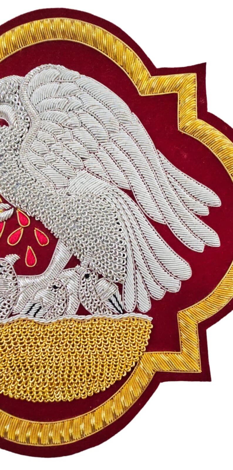 Pelican Appliqué for Catholic Vestment Hand Embroidered, Catholic Items ...