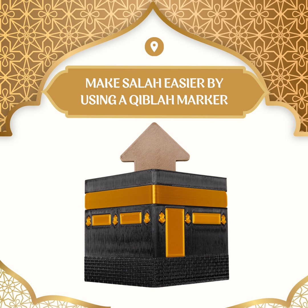 Islamic Qiblah Marker, Muslim Prayer Direction, Kaaba Decor - Etsy