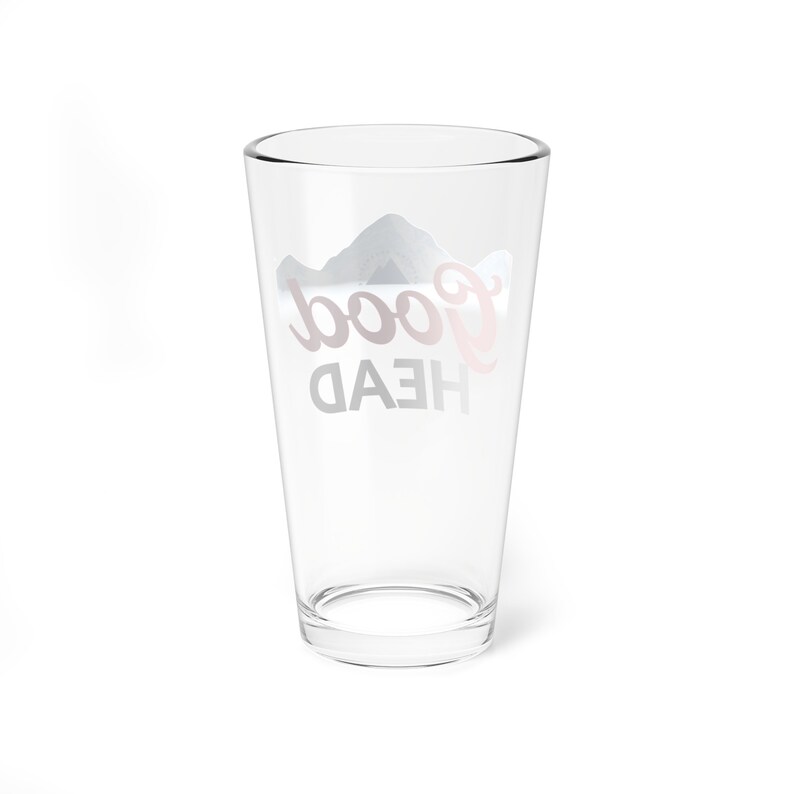 Good Head Beer Glass, Coors American Beer Inspired Pint Glass, Funny ...