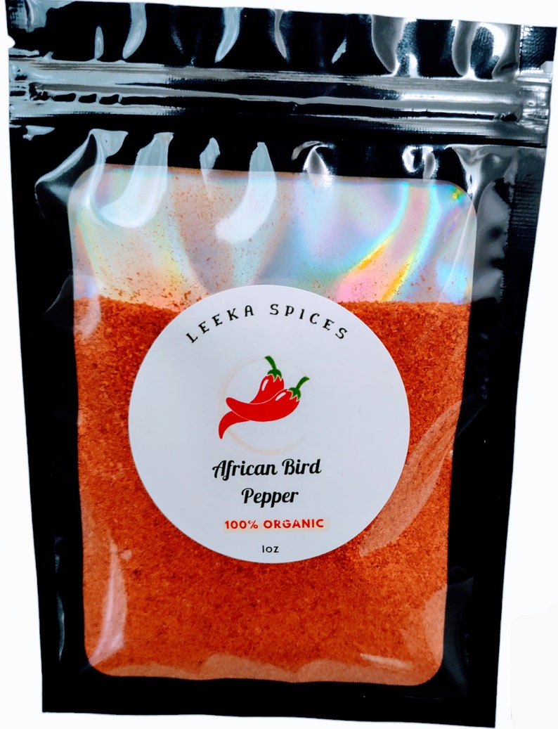 Premium African Bird Pepper Powder 1oz Extremely Hot Chili Pepper ...
