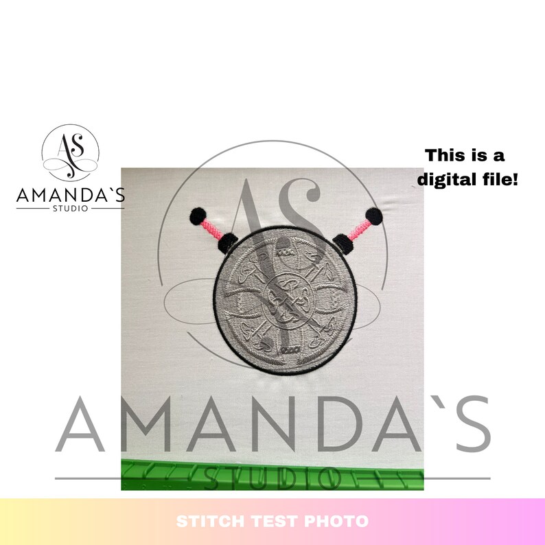 Sword and Shield Embroidery Design, Sword and Shield Pattern, Diy ...