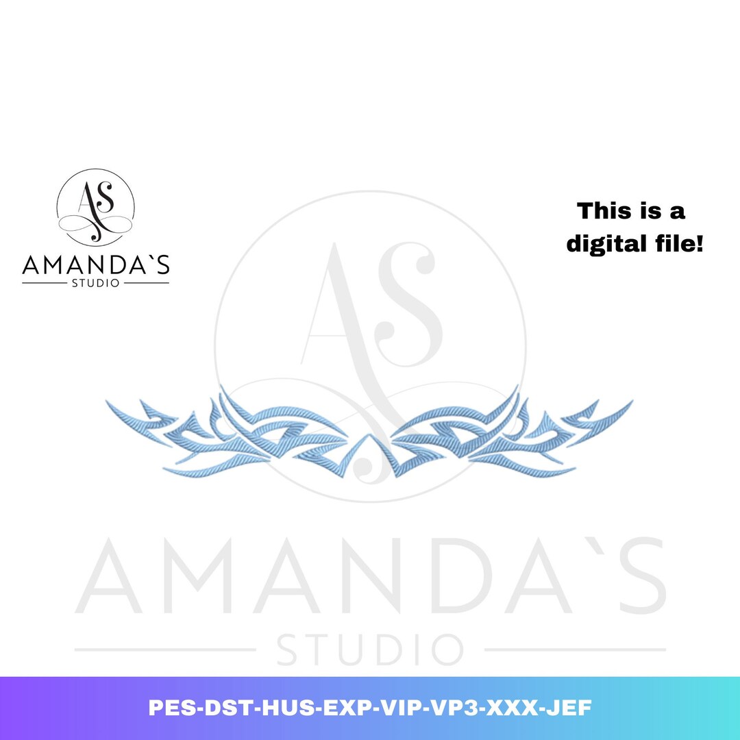 Tribal Embroidery Design, Digital Project Pattern, Diy Modern ...