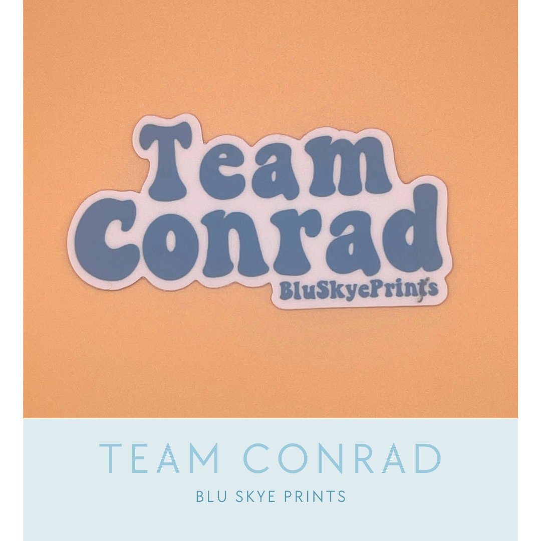 Team Conrad the Summer I Turned Pretty Sticker - Etsy