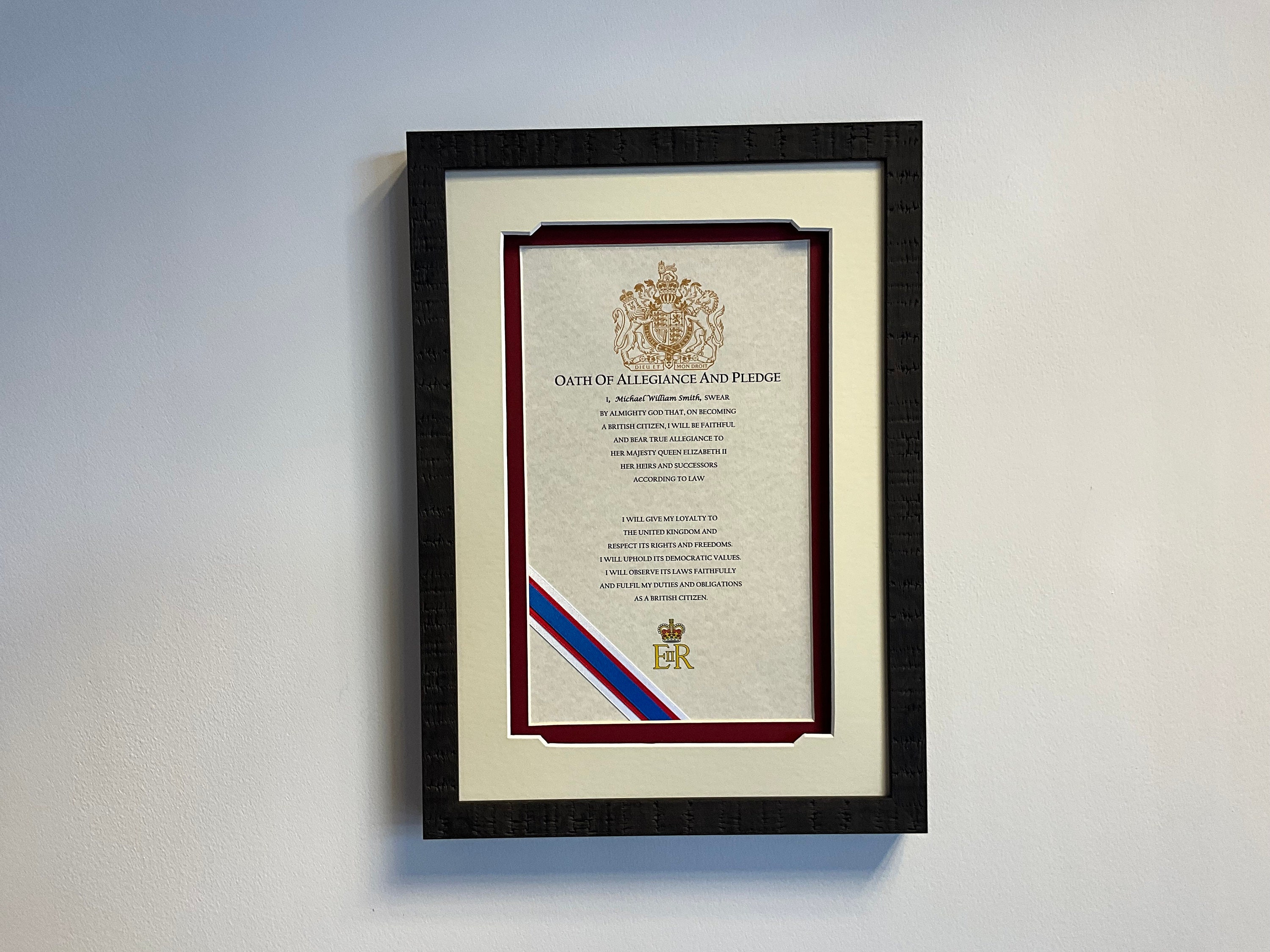 Citizenship Oath of Allegiance and Pledge. - Etsy