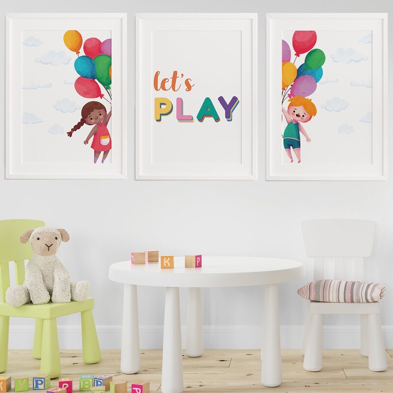 Playroom Art - Etsy