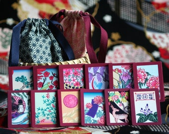 Sensu Hanafuda Playing Cards Deck First Edition Limited Japanese Flower ...